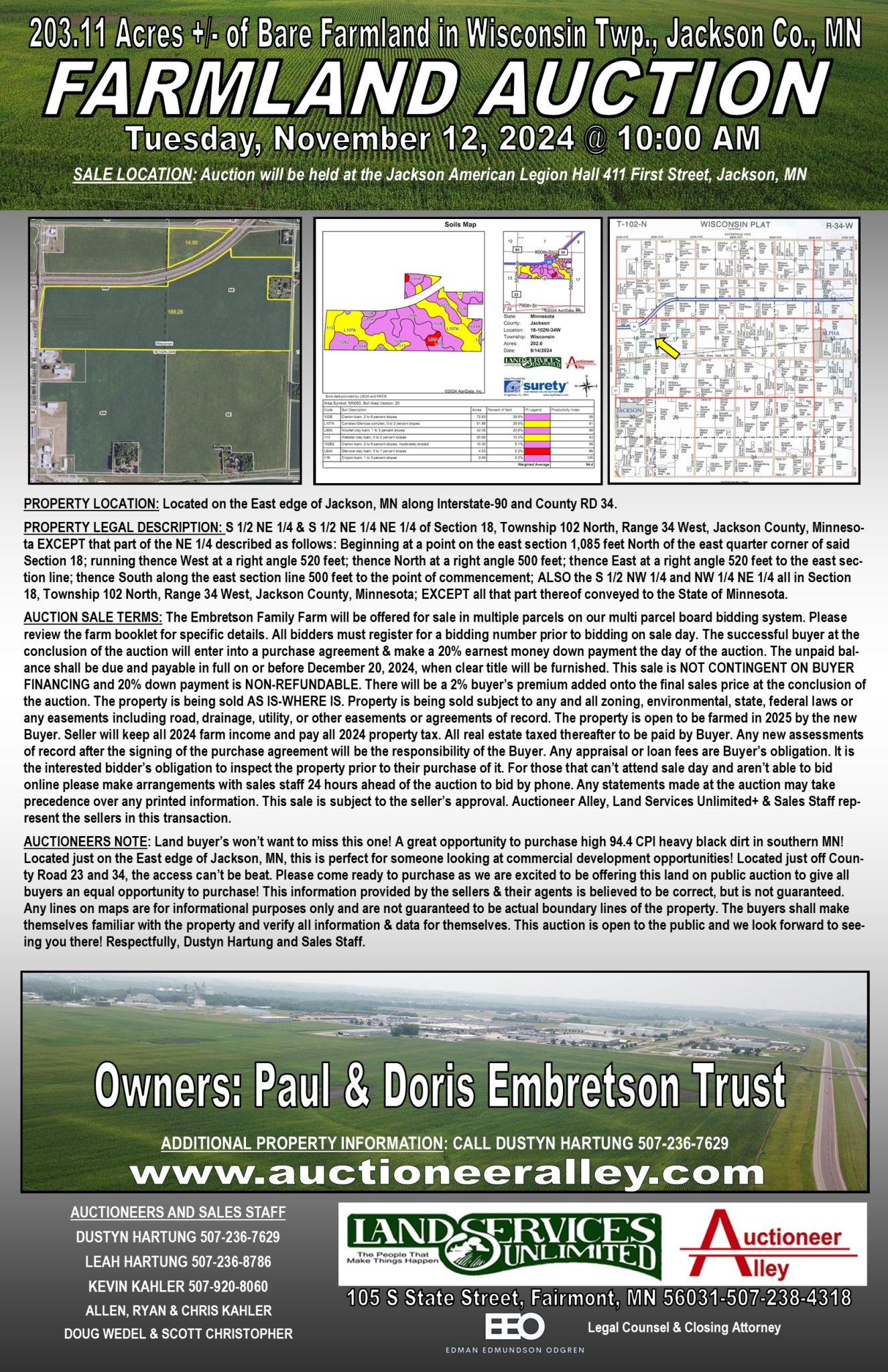 Upcoming Auctions - Land Services Unlimited